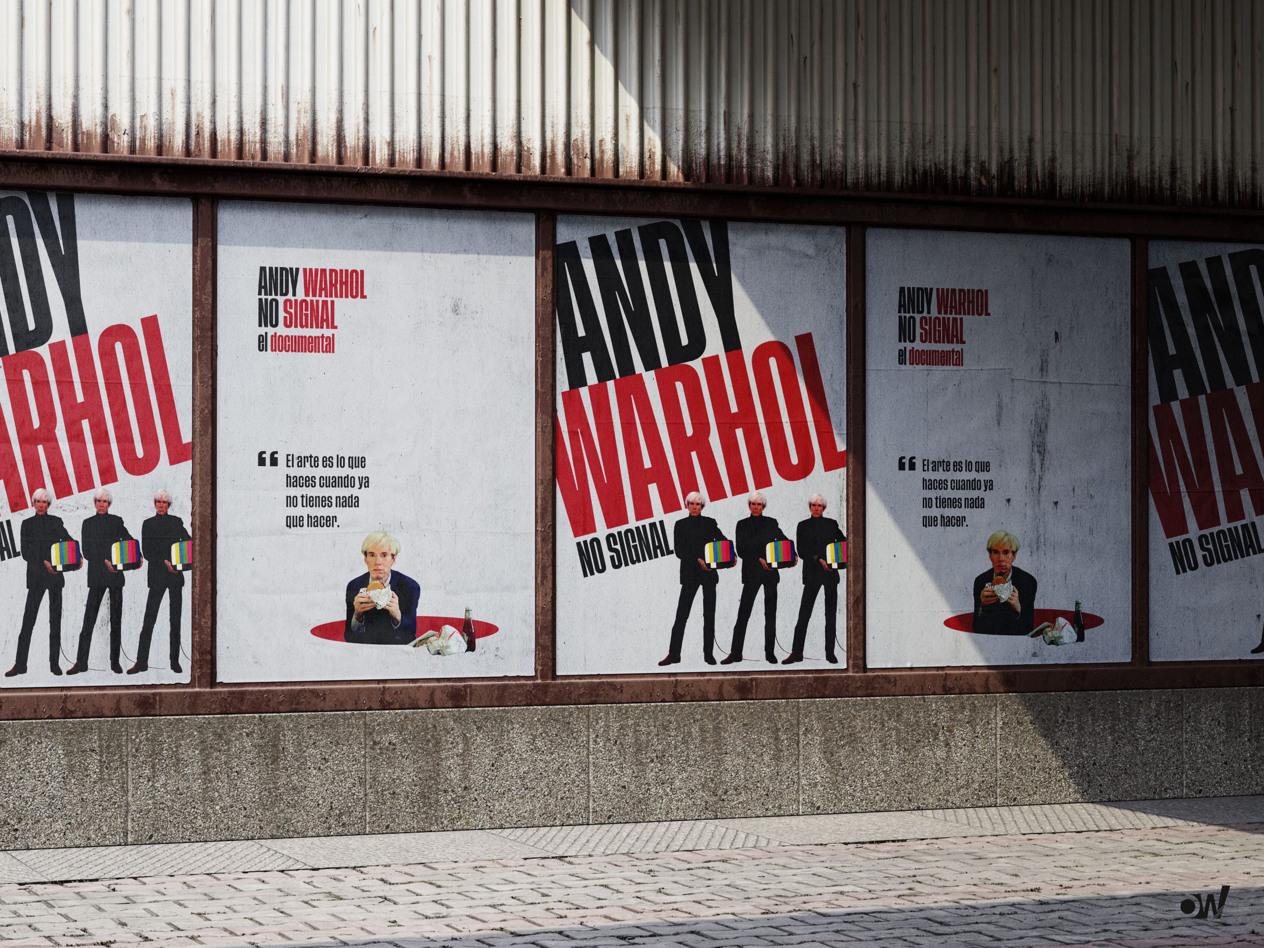 Cartel Andy Warhol No Signal